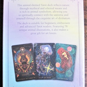 Oriens ANIMAL TAROT Deck Cards and Guidebook by Ambi Sun - Etsy