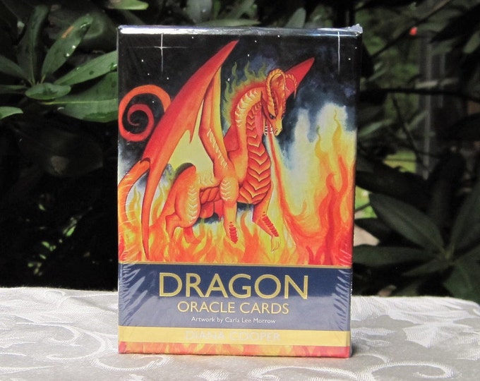 DRAGON Oracle DECK Cards and Guidebook by Diana Cooper. - Etsy