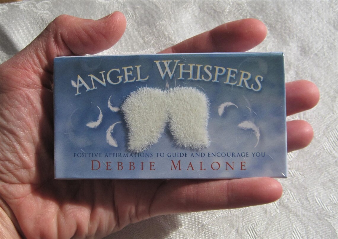 ANGEL WHISPERS Inspiration Cards DECK Positive Affirmations | Etsy