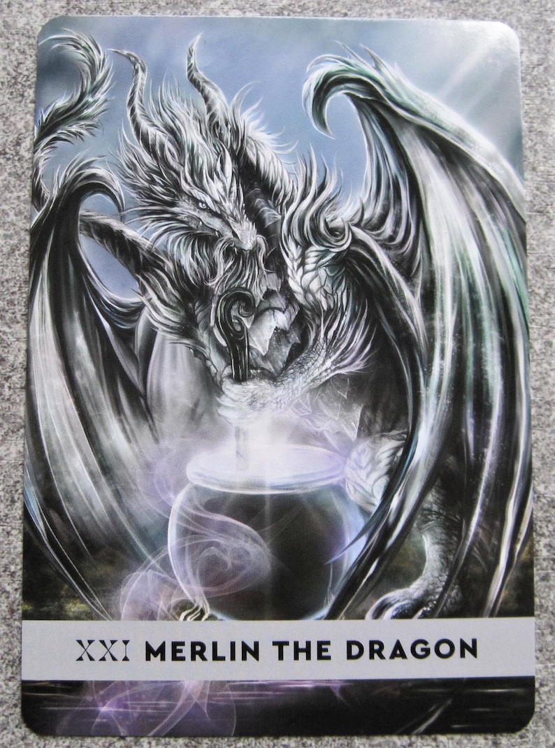 DRAGON PATH Oracle DECK Cards & Guidebook by Caroline Mitchell | Etsy