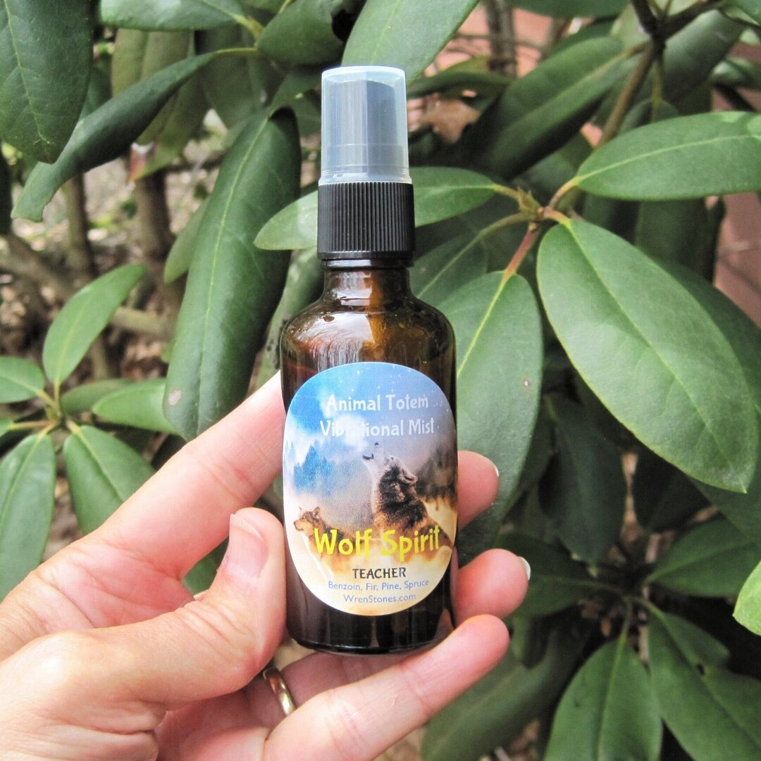 WOLF Spirit ANIMAL Totem Vibrational MIST Essential Oils Spray Teacher ...