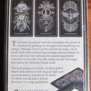 TALISMAN Oracle DECK Cards & Guidebook by Nora Paskaleva. - Etsy