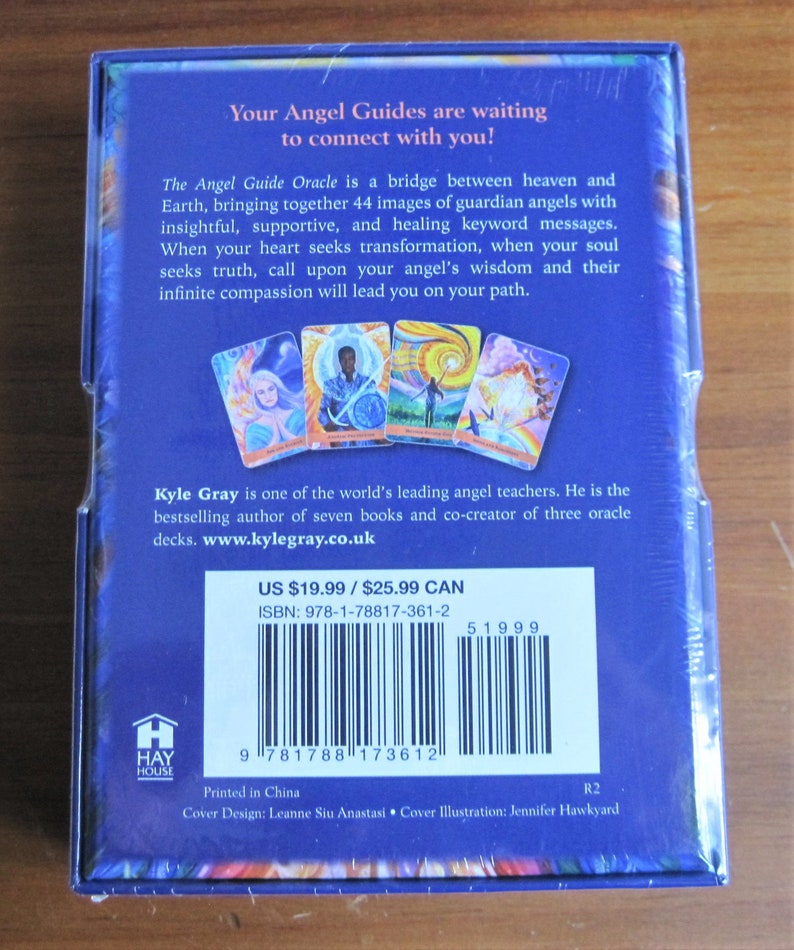 The ANGEL GUIDE Oracle Deck Cards & Guidebook by Kyle Gray - Etsy
