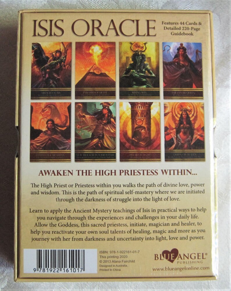 ISIS ORACLE Deck Cards and Guidebook by Alana Fairchild | Etsy