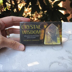 CRYSTAL WISDOM Inspiration Cards Deck Rachelle Charman - Etsy