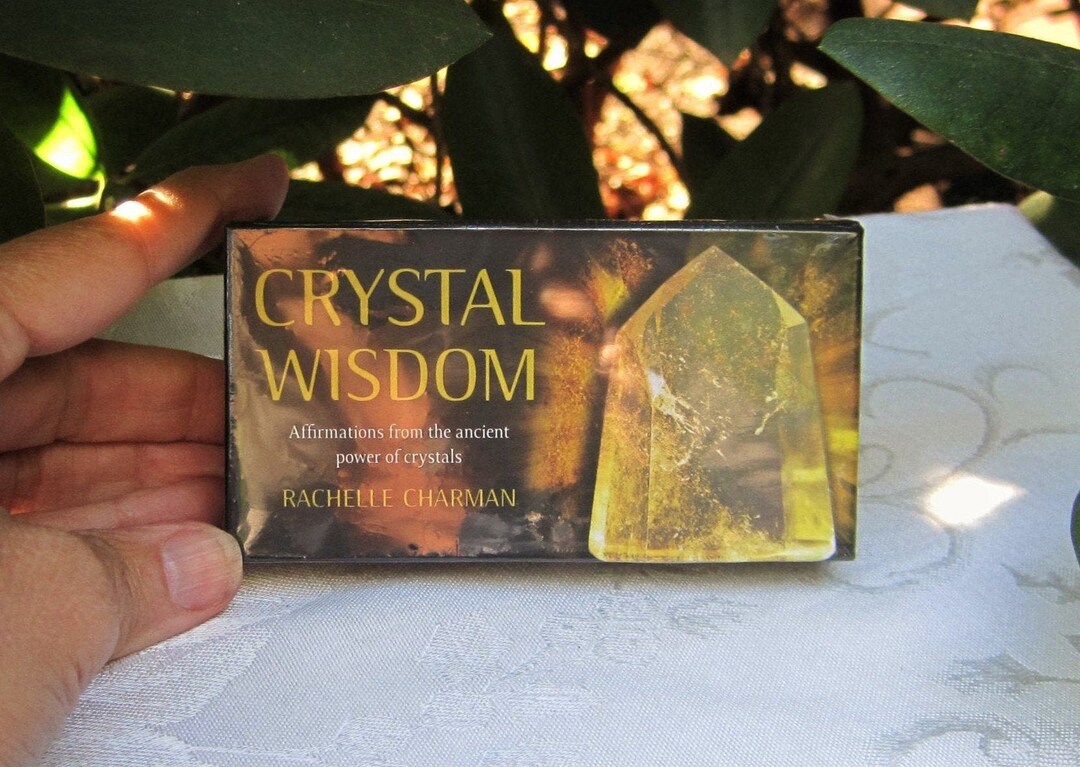 CRYSTAL WISDOM Inspiration Cards Deck Rachelle Charman - Etsy
