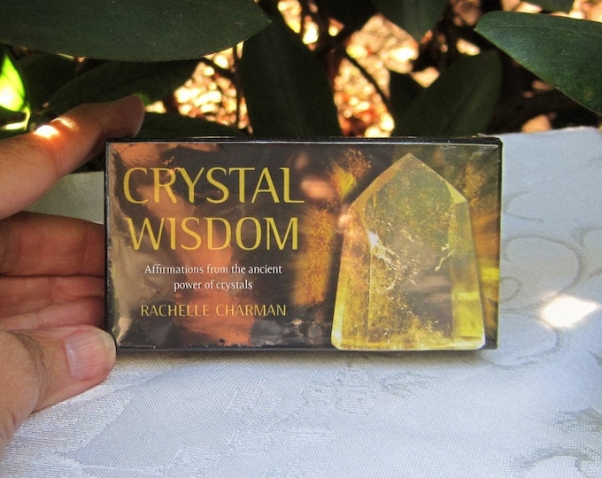 CRYSTAL WISDOM Inspiration Cards Deck Rachelle Charman - Etsy