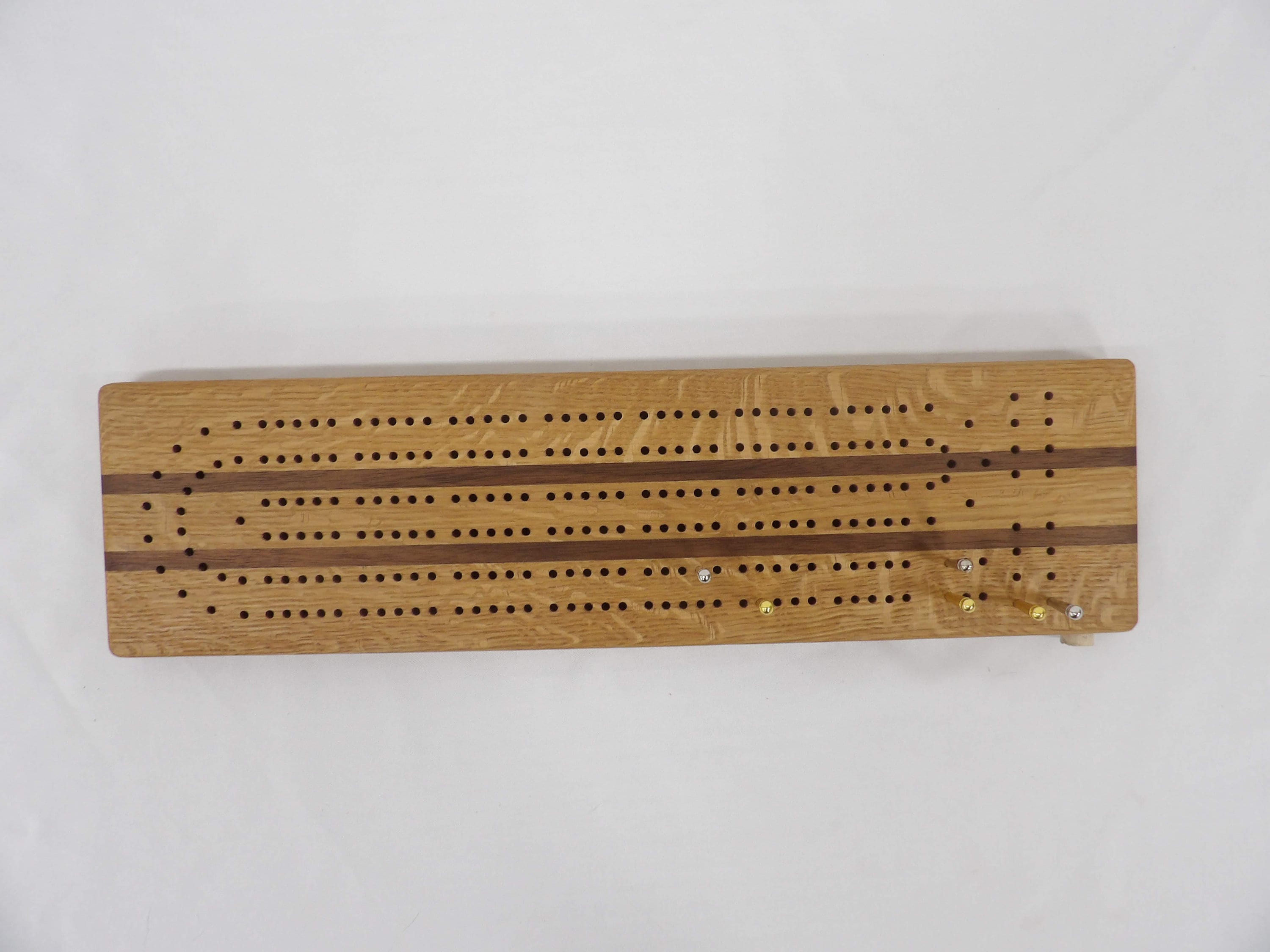 Cribbage Board / Wood Cribbage Board / Mixed Wood Cribbage - Etsy