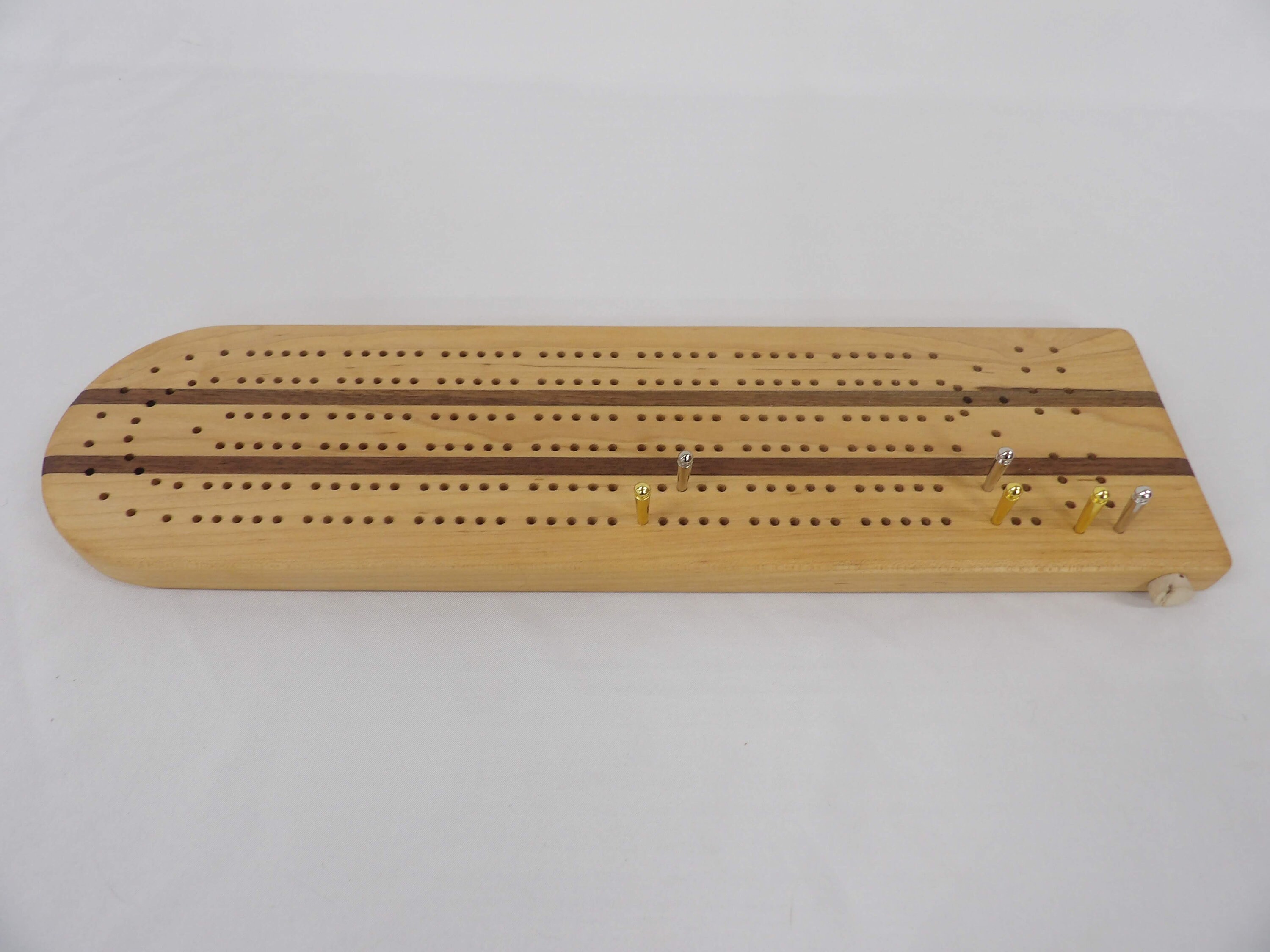 Cribbage Board / Wood Cribbage Board / Mixed Wood Cribbage Board ...