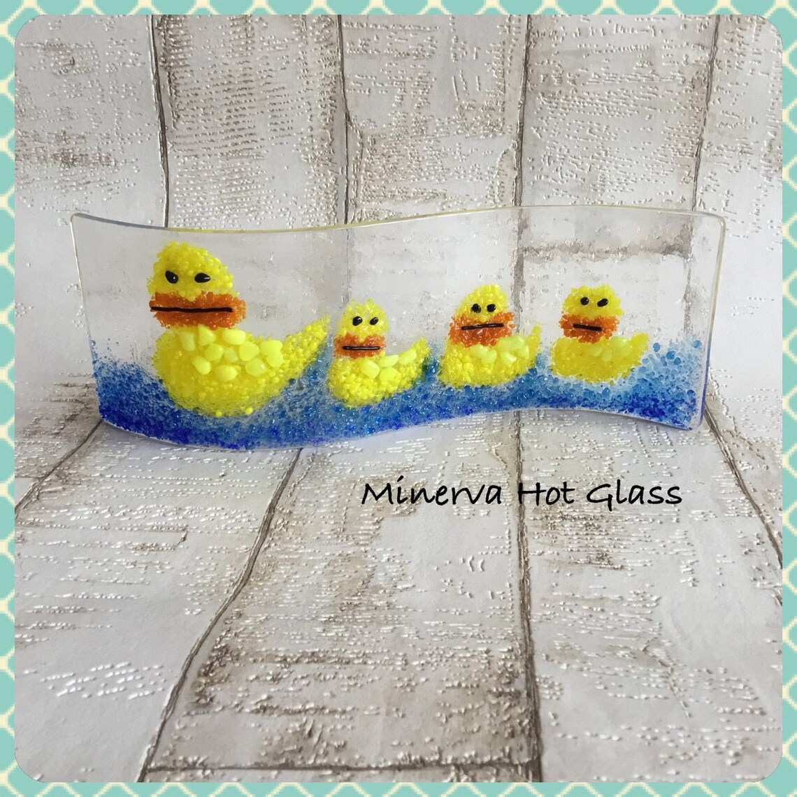 Fused Glass, Ducks, Glass Curve, Decor, Curved Art Glass, Curved Glass ...