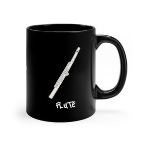 Personalized Flute Mug Musical Instrument Coffee Tea Cup With Custom ...