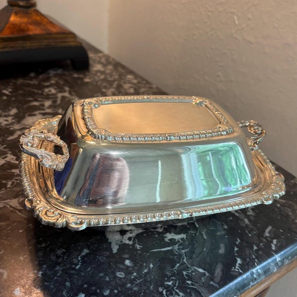 Silver Buffet Server - Etsy