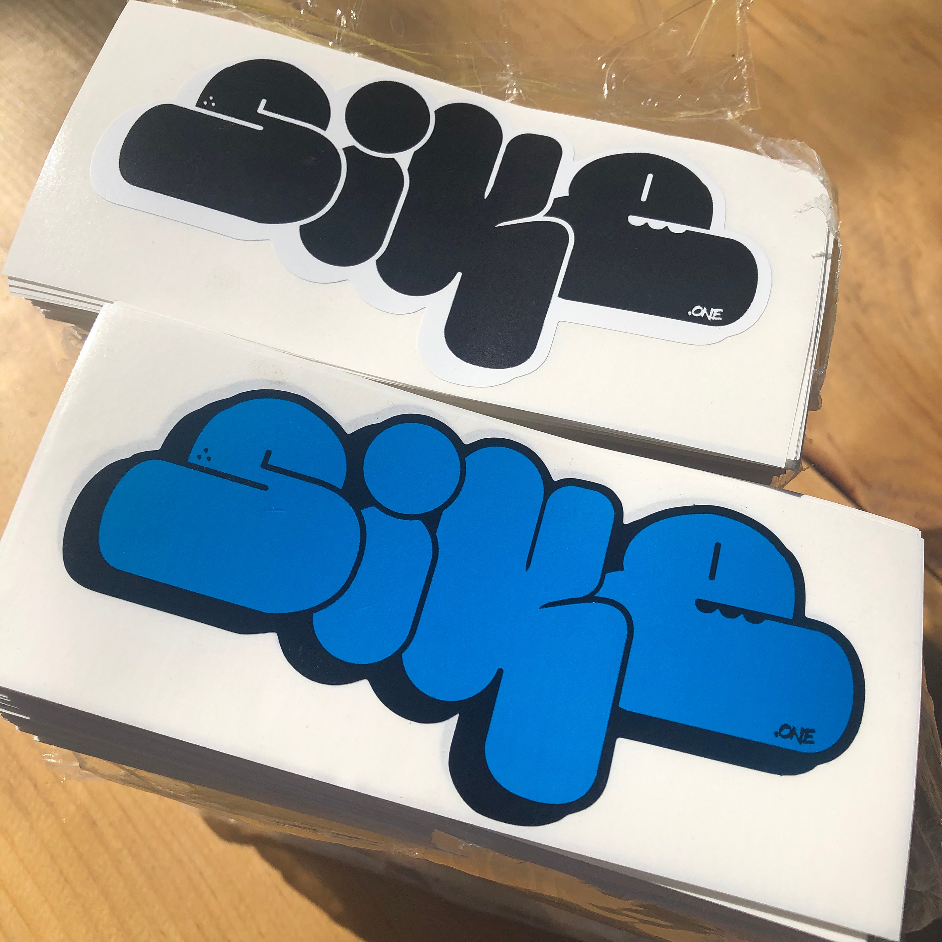 Sike One BLUE Eggshell Sticker EZ PEEL | Etsy