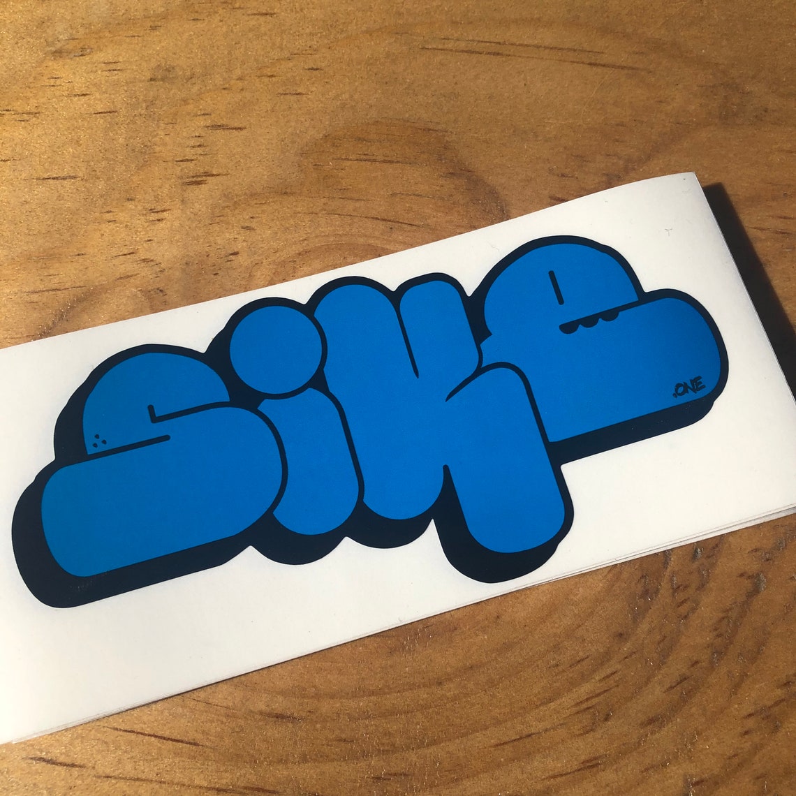 Sike One BLUE Eggshell Sticker EZ PEEL | Etsy