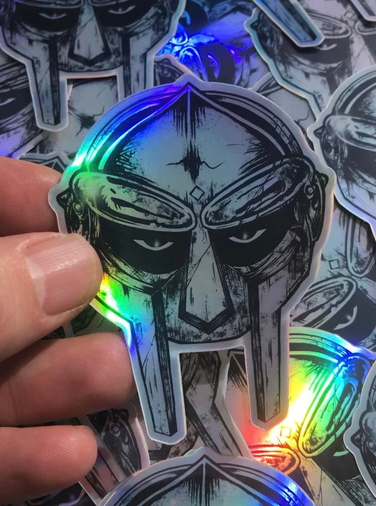 MF Doom - Holographic Sticker - Etsy