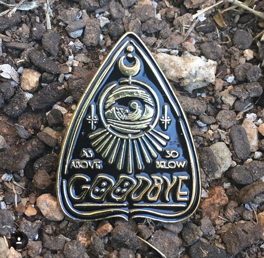 Goodbye "gold" Pin - Etsy