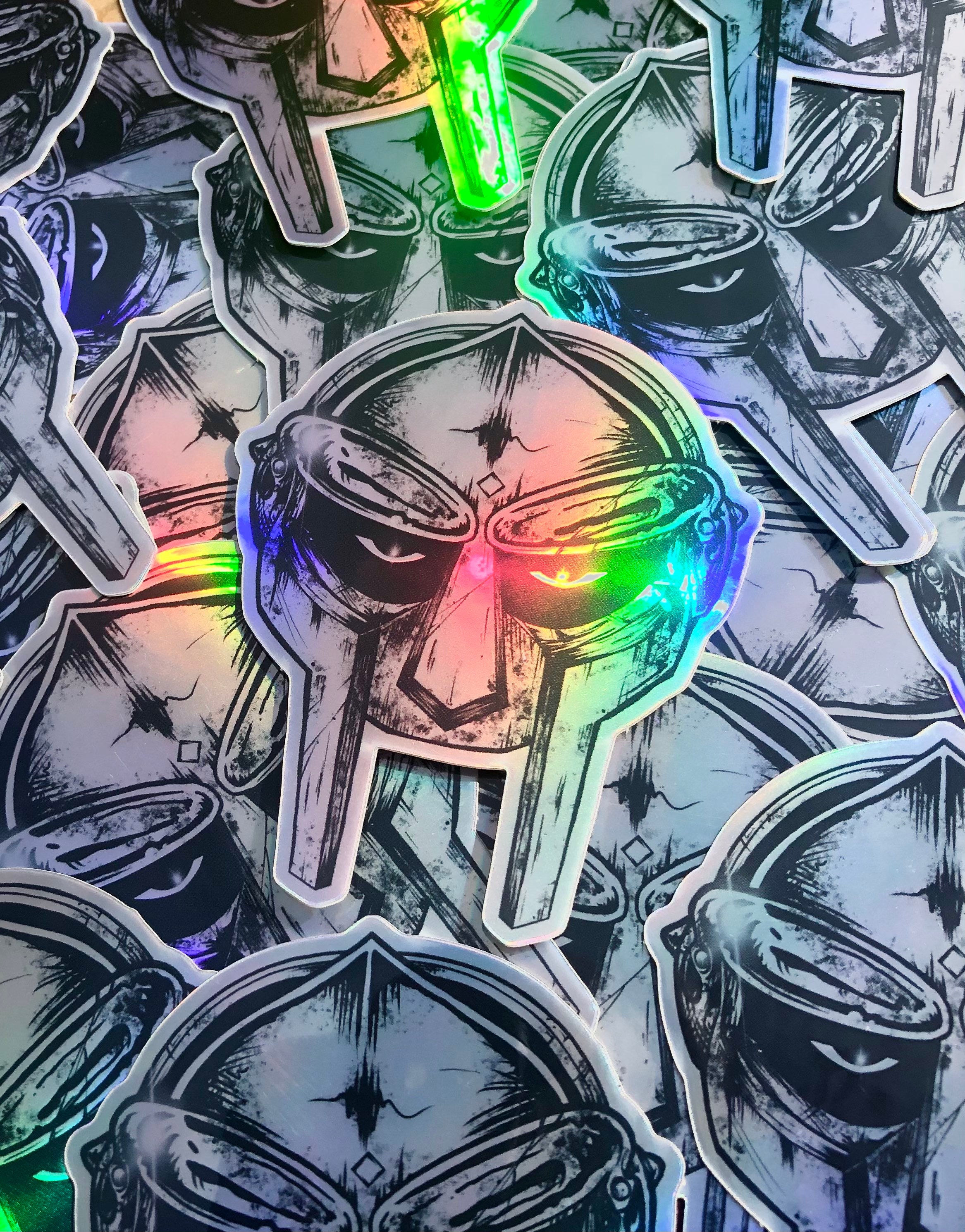 MF Doom - Holographic Sticker - Etsy