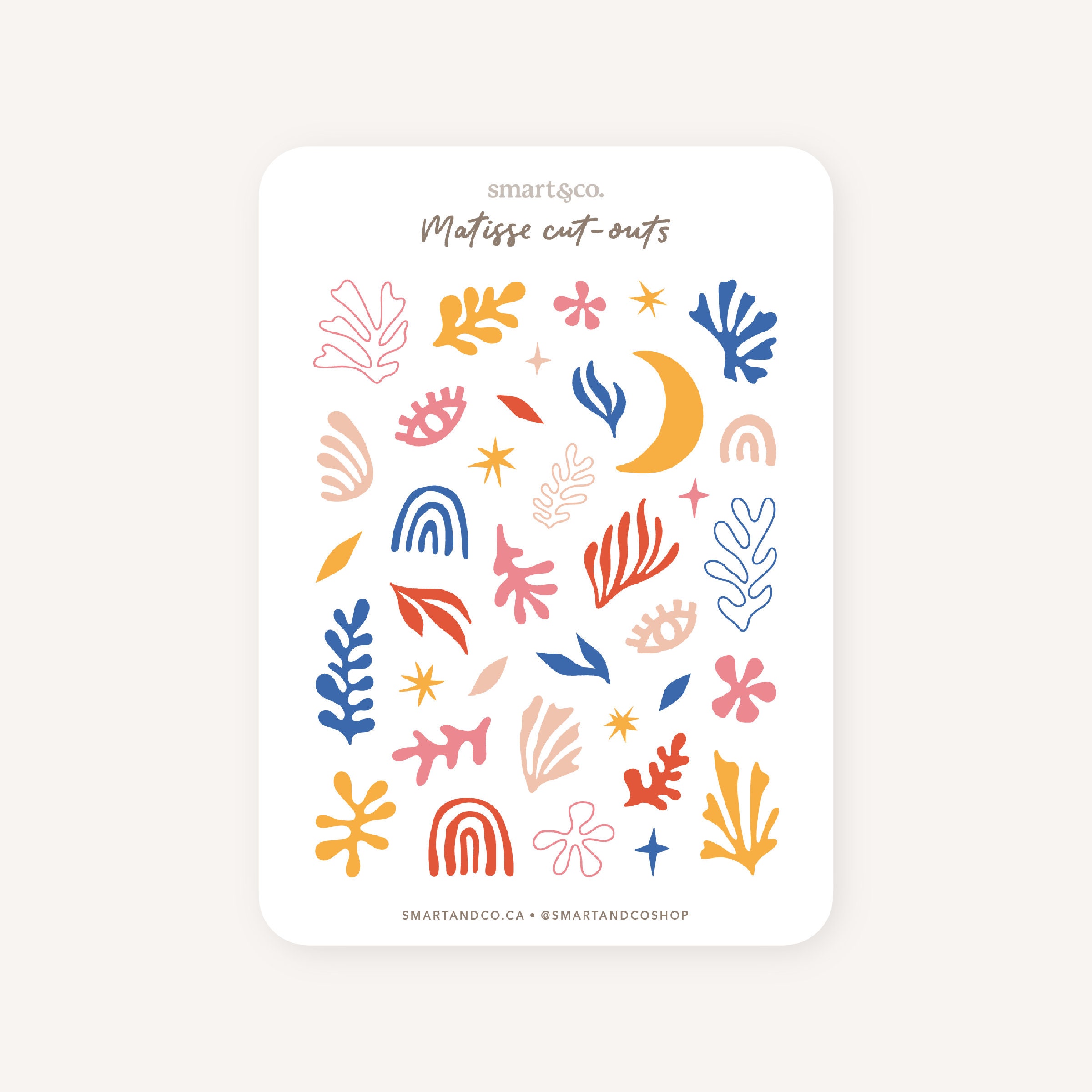 MATISSE CUT OUTS Sticker Sheet Bullet Journal Stickers - Etsy