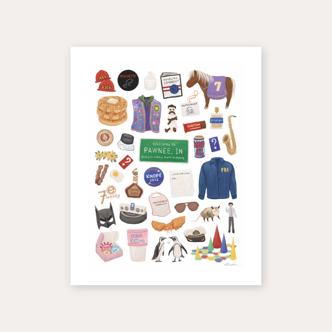 PARKS AND RECREATION Things Art Print - Etsy