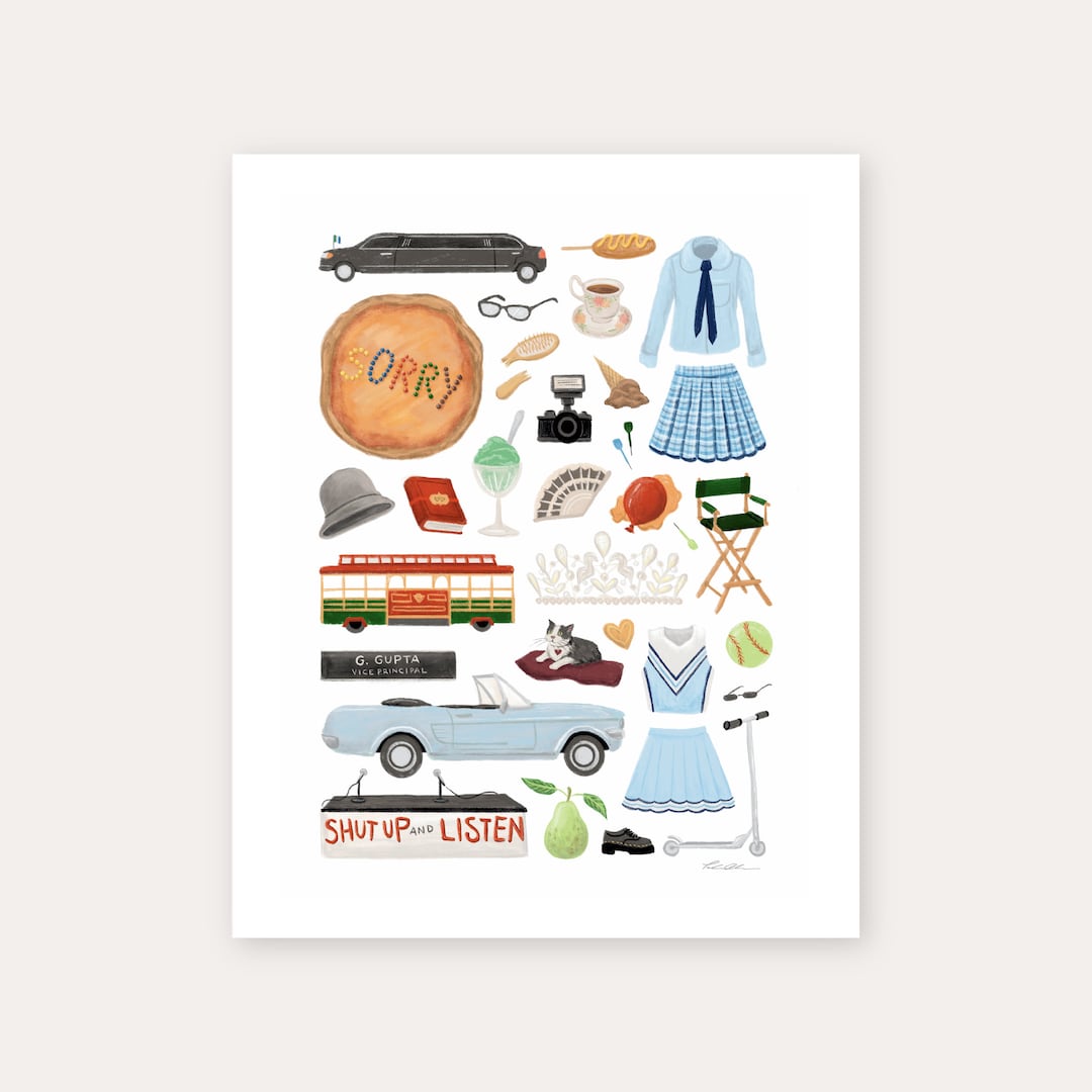 PRINCESS DIARIES Things Art Print - Etsy