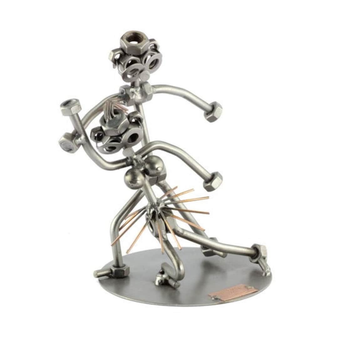 Nuts and Bolts Sculpture dancer Handmade Ornament Figurine - Etsy