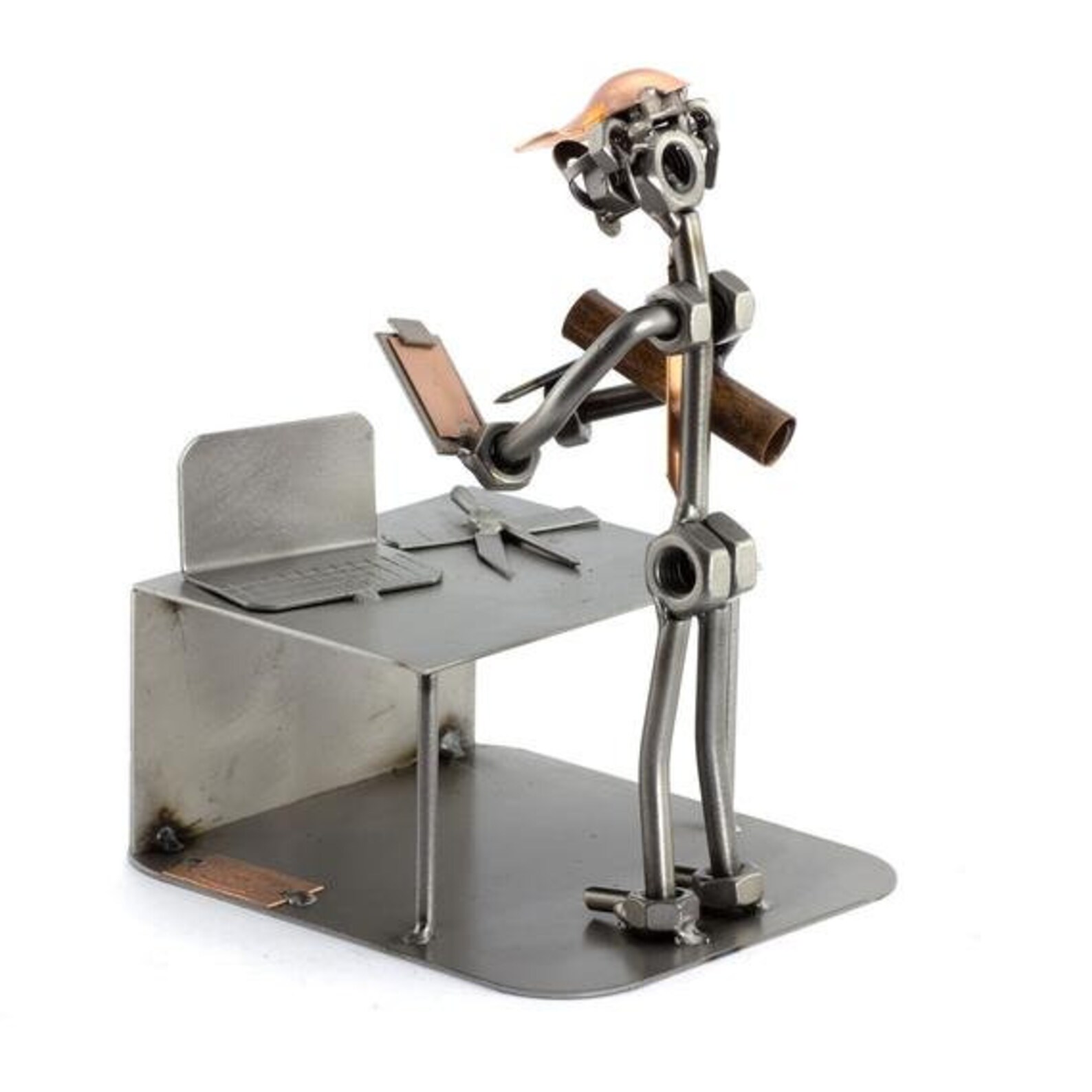 Nuts and Bolts Sculpture engineer Handmade - Etsy