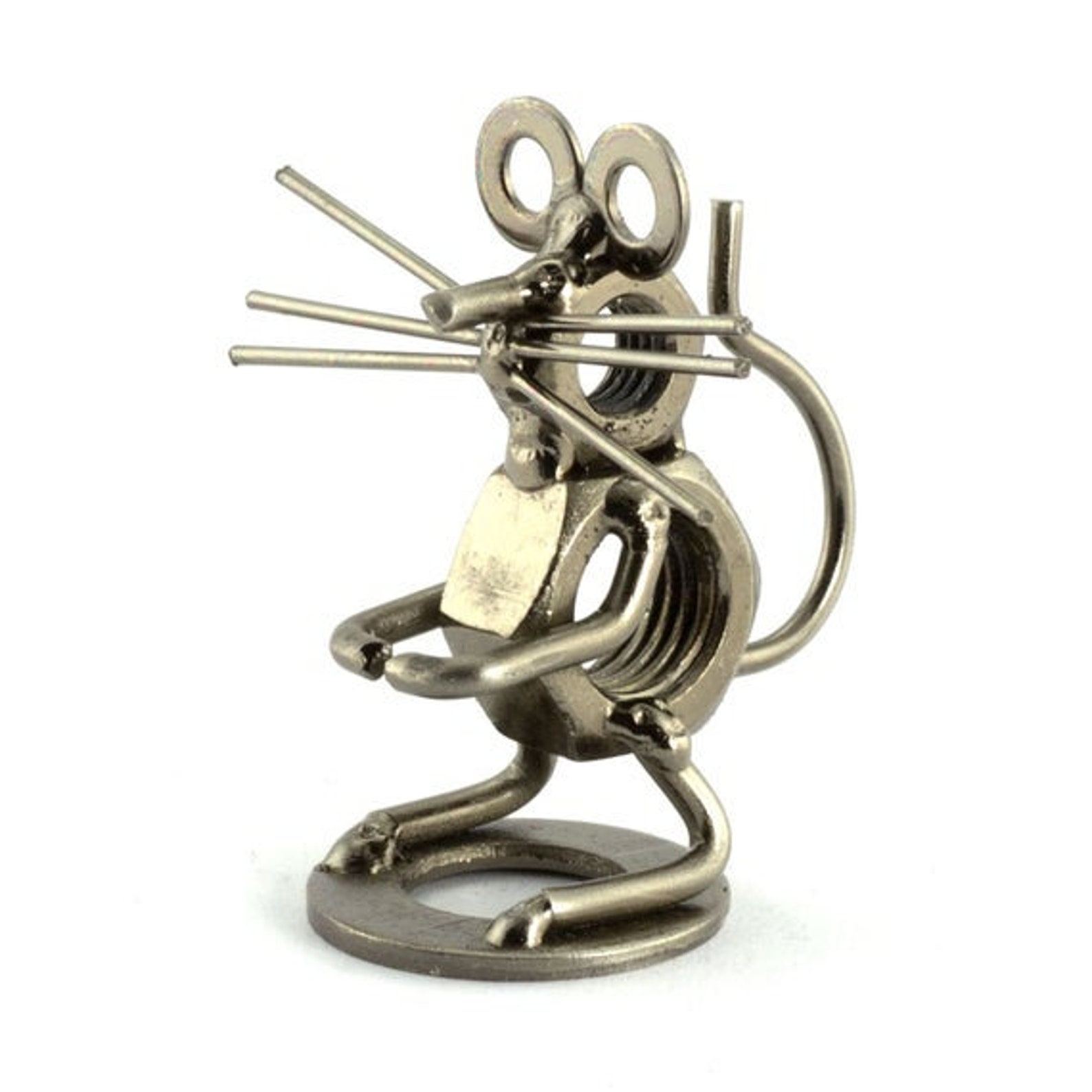 Nuts and Bolts Sculpture mouse Handmade Ornament - Etsy