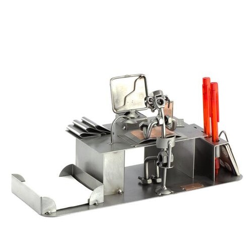 Nuts and Bolts Sculpture engineer Desk Organizer Office - Etsy