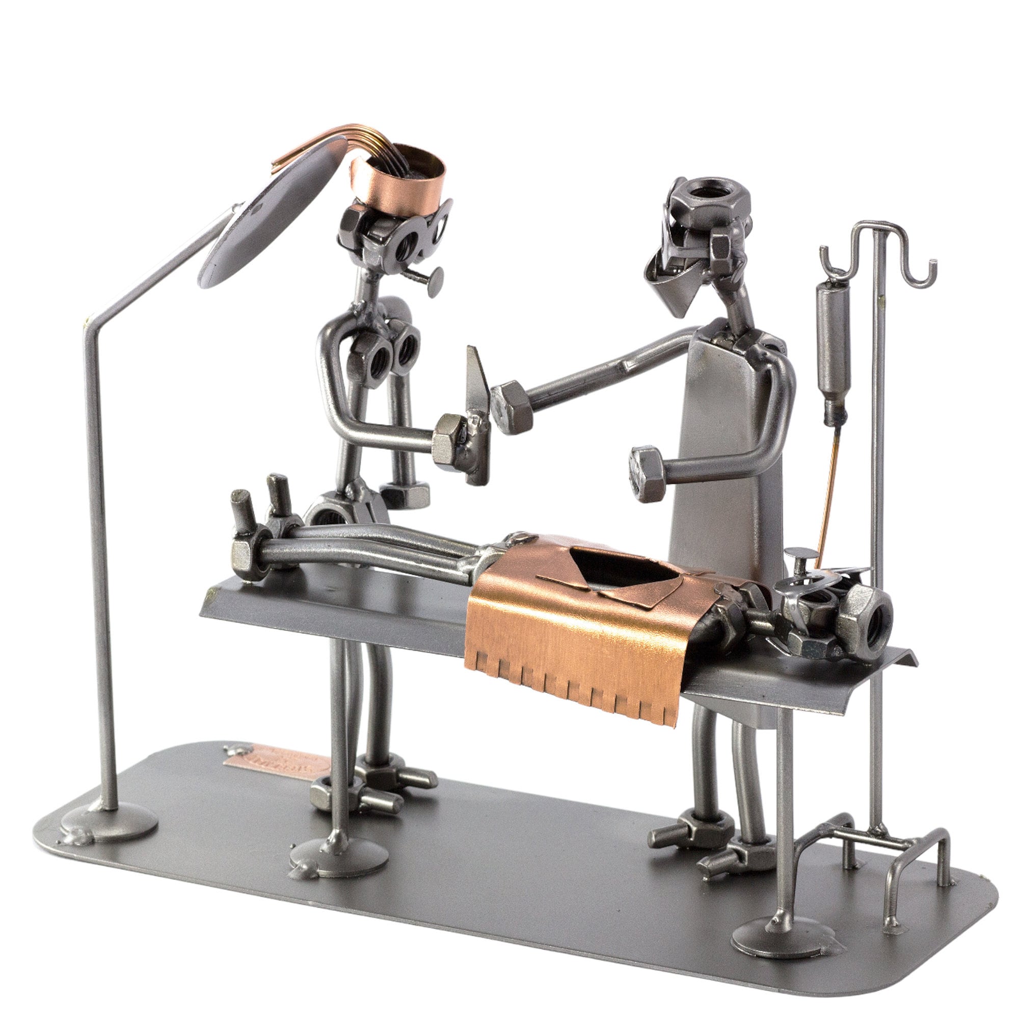 Nuts and Bolts Sculpture "surgery Assistant" - Handmade Ornament ...