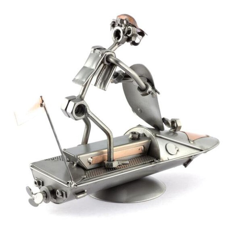 Nuts and Bolts Sculpture jet Ski Handmade - Etsy