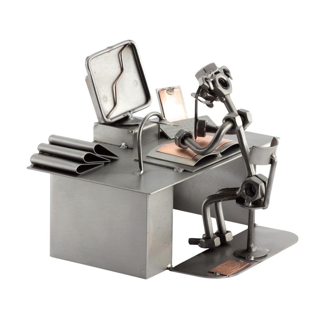 Nuts and Bolts Sculpture "computer" - Handmade Ornament Figurine - Etsy