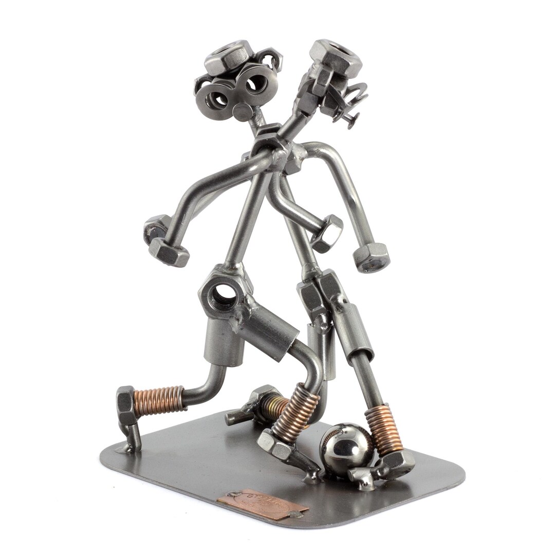 Soccer Metal Sculpture, Gift Idea for Soccer/football Players, Birthday ...