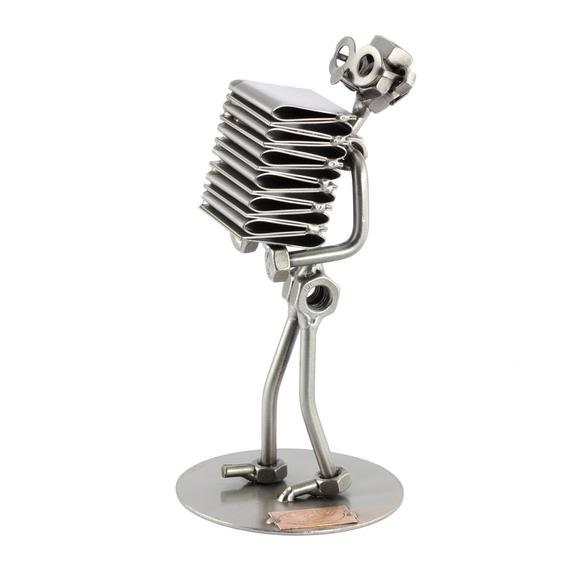 Nuts and Bolts Sculpture business Man Handmade - Etsy