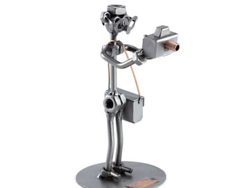 Nuts and Bolts Sculpture the Bride and Groom Xxl Handmade Ornament ...