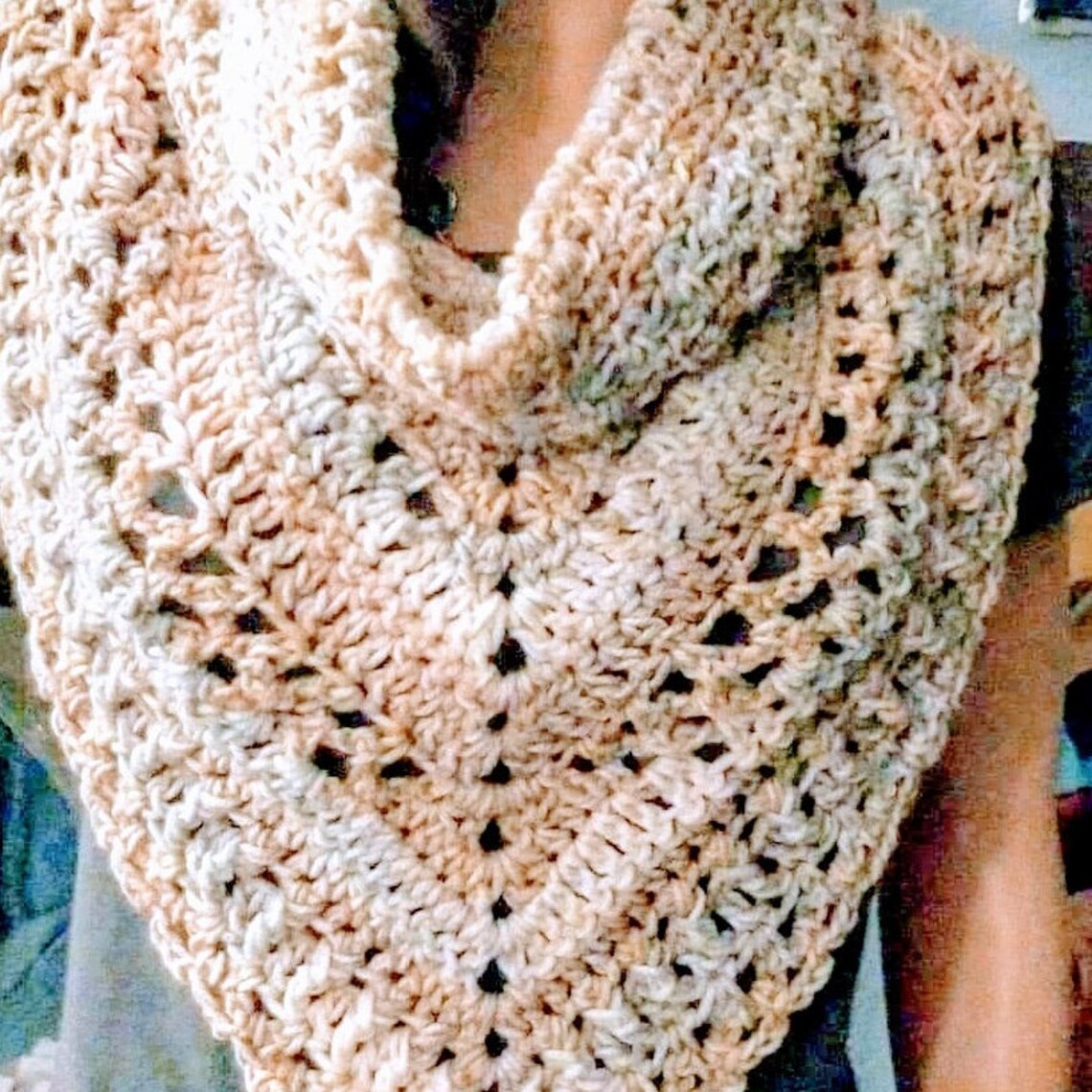 Triangle Cowl Digital Download Patternbandana Cowl | Etsy