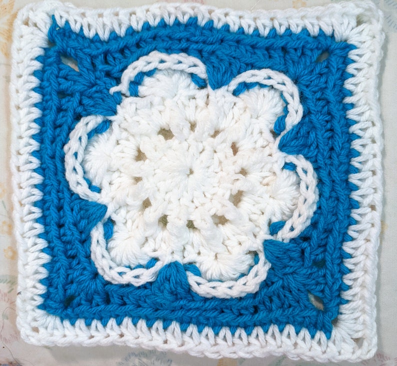 Caroline Square Granny Square Granny SQ Crochet Digital - Etsy