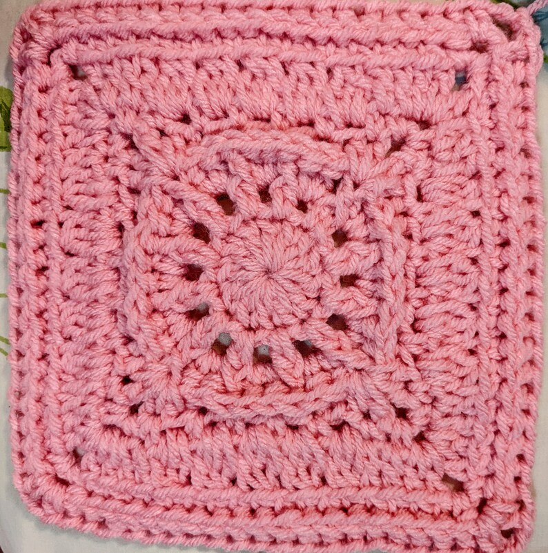 Felicity Square Granny Square Digital Crochet Digital - Etsy