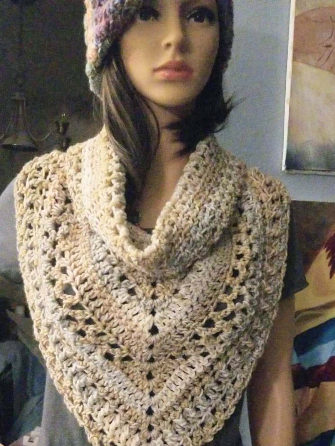 Triangle Cowl Digital Download Patternbandana Cowl - Etsy