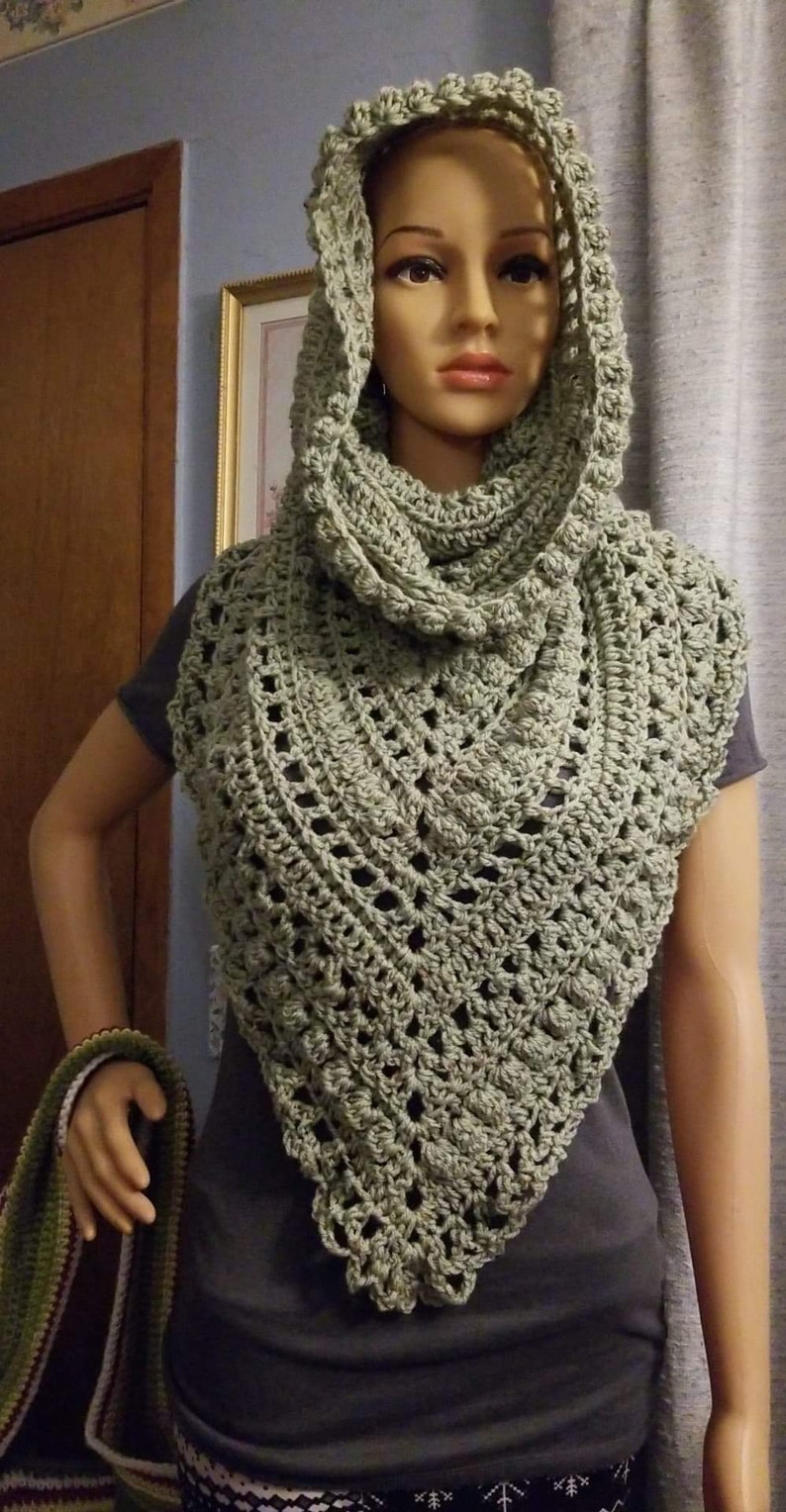 Triangle Cowl Bandana Cowl Hooded Cowl Gaiter Dickey - Etsy