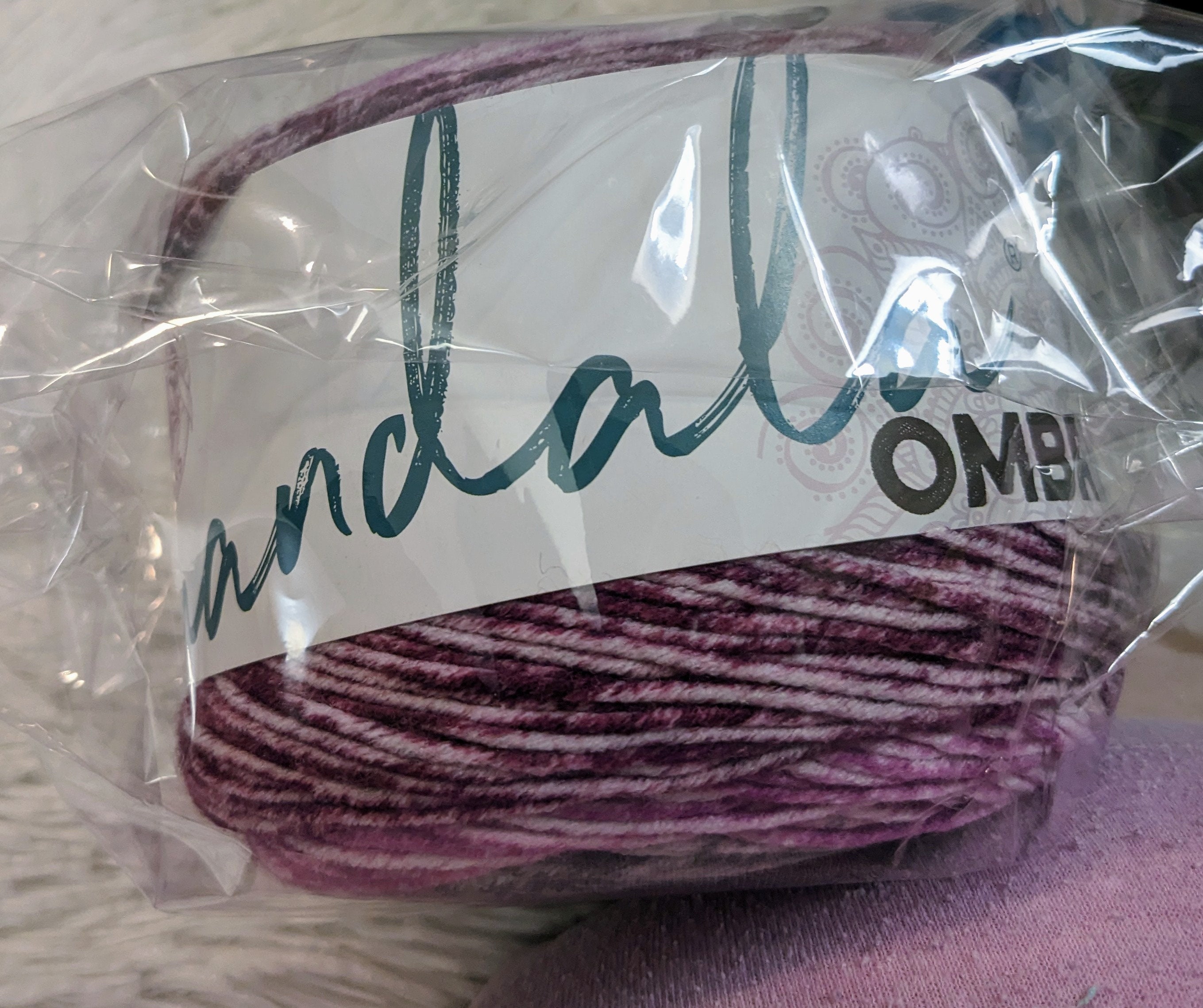 Mandala Ombre Yarn Lion Brand Acrylic Yarn Mandala Craft - Etsy