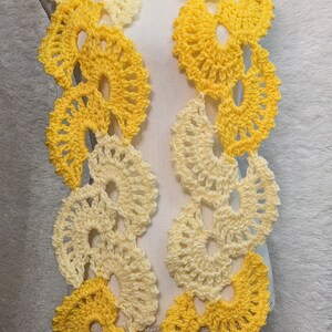 Oyster Shell Lace, Scarf, Crochet Scarf, Lady Scarf, Fashion, Accessory ...