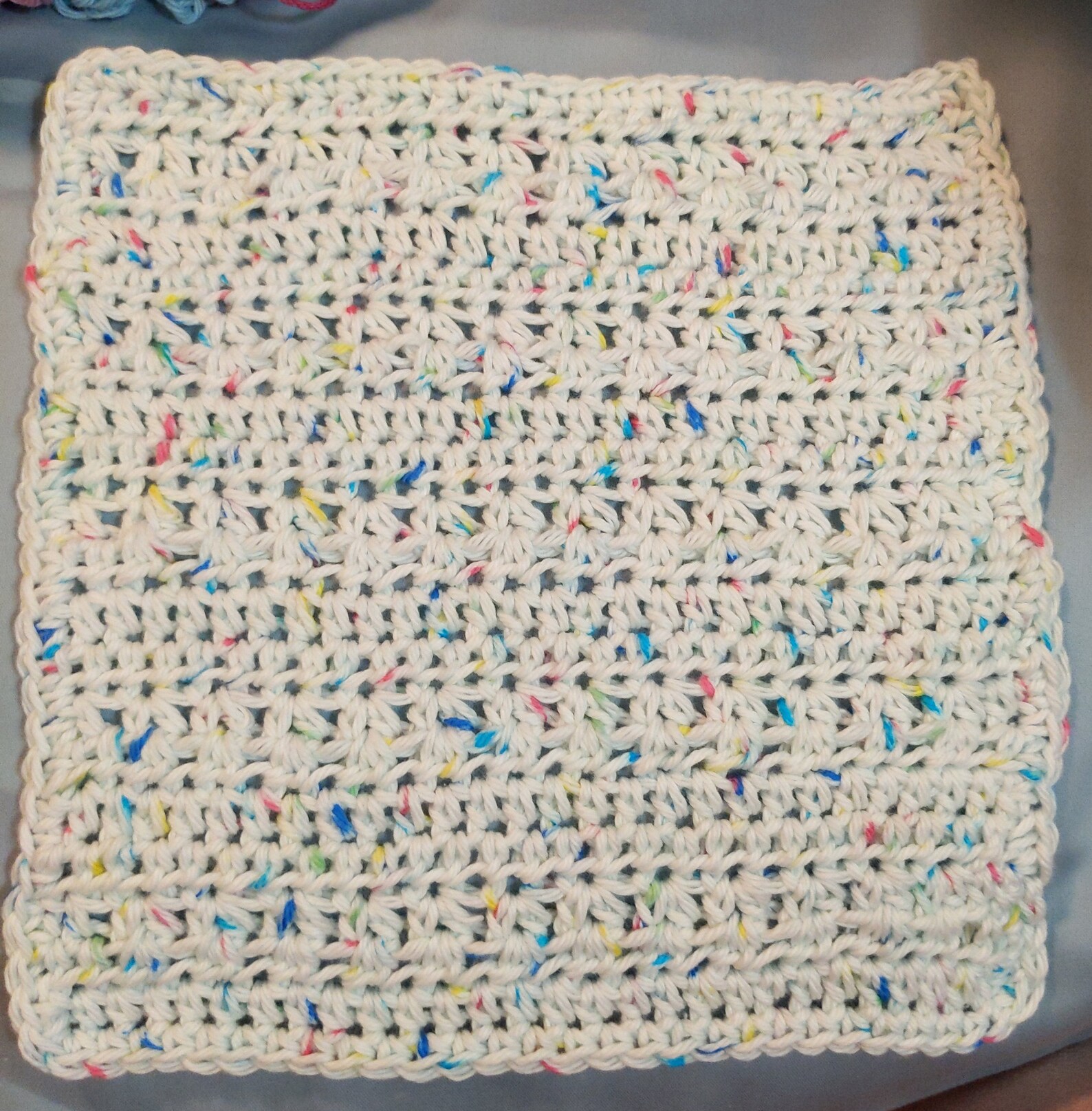 Simple Textured Crochet Washcloth Pattern - Etsy