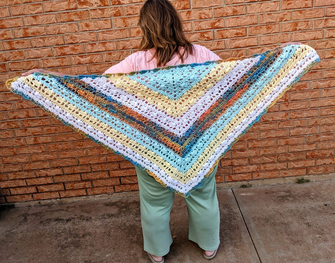 Ladies Shawl, Women, Tween, Teenager, Wrap, Hand Crocheted, Crocheted ...