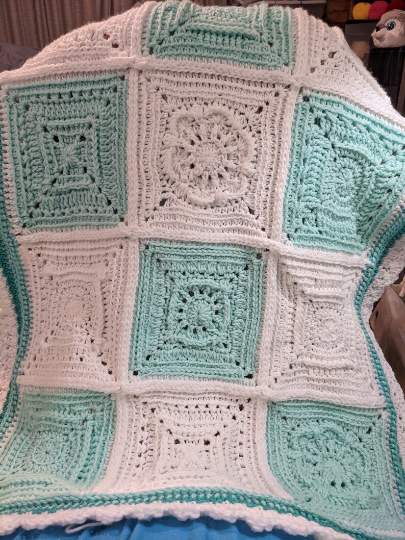 Caroline Square Granny Square Granny SQ Crochet Digital - Etsy