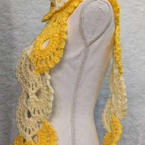 Oyster Shell Lace, Scarf, Crochet Scarf, Lady Scarf, Fashion, Accessory ...