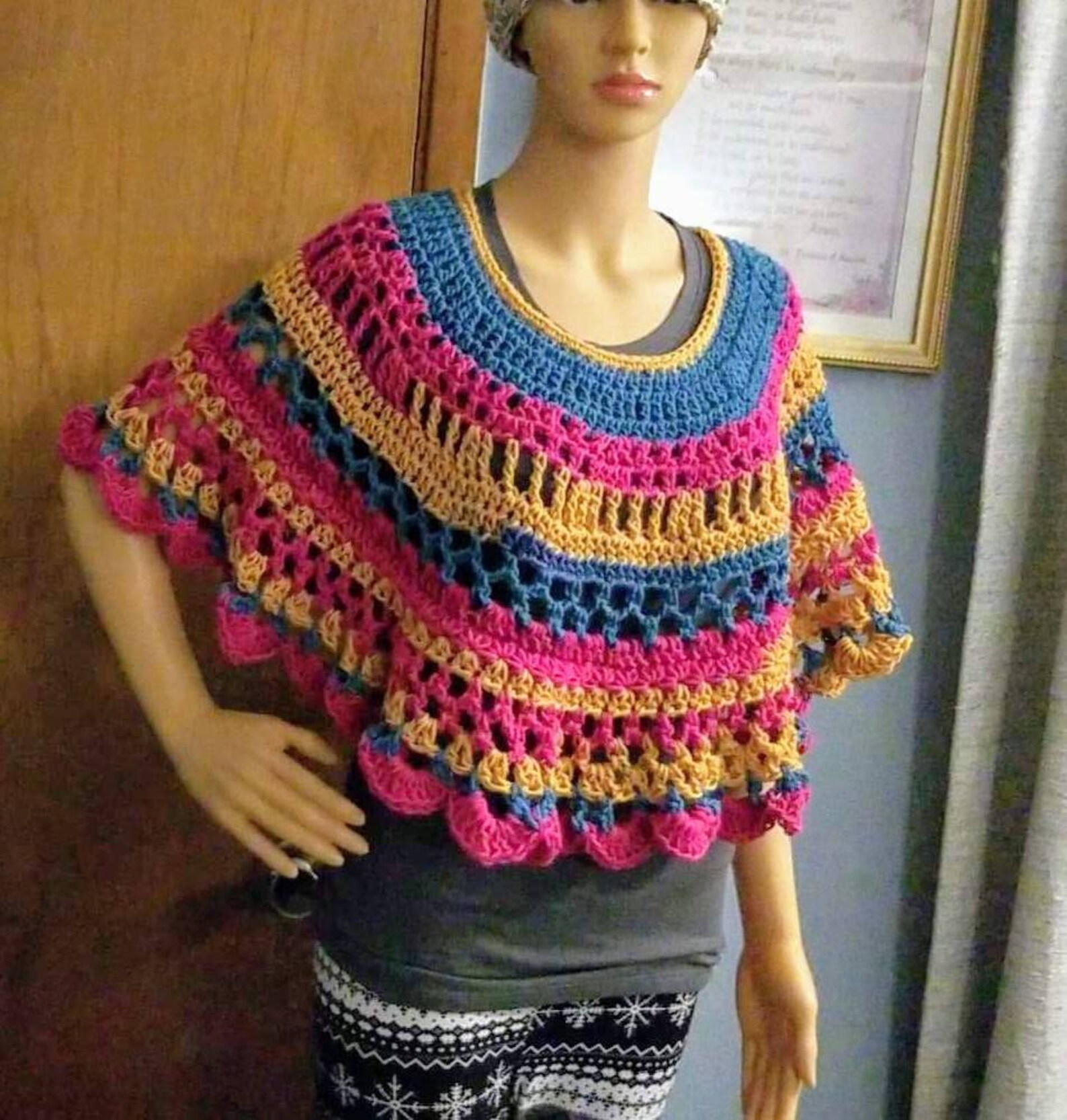 Poncho Shoulder Snug Cape Capelet - Etsy