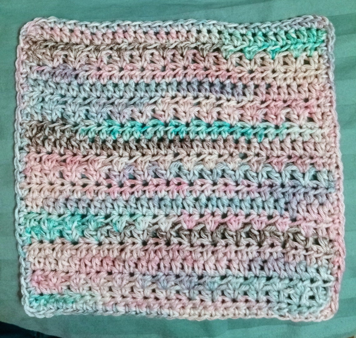 Simple Textured Crochet Washcloth Pattern - Etsy