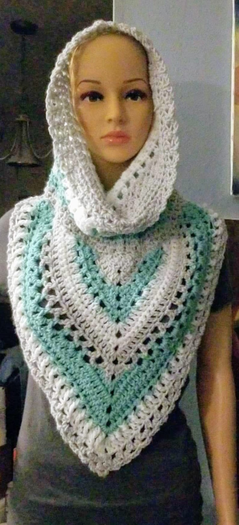 Triangle Cowl Digital Download Patternbandana Cowl | Etsy