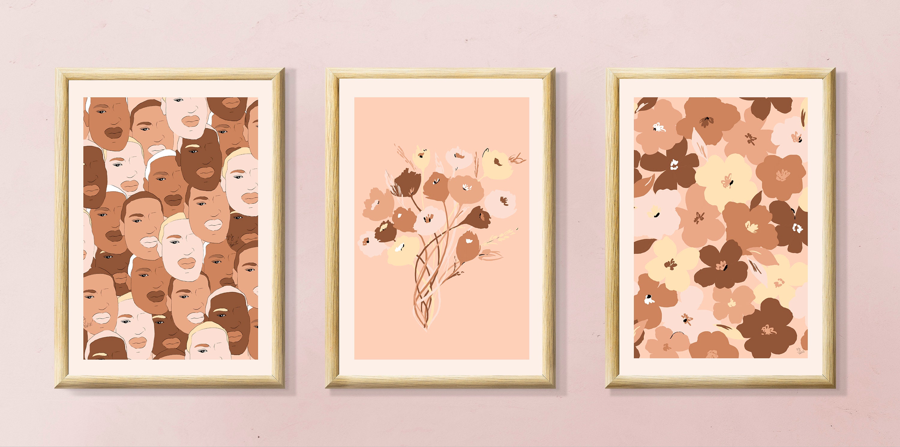 Set of 3 Download| Collage Wall Art| Black Lives Matter Print| Skin ...