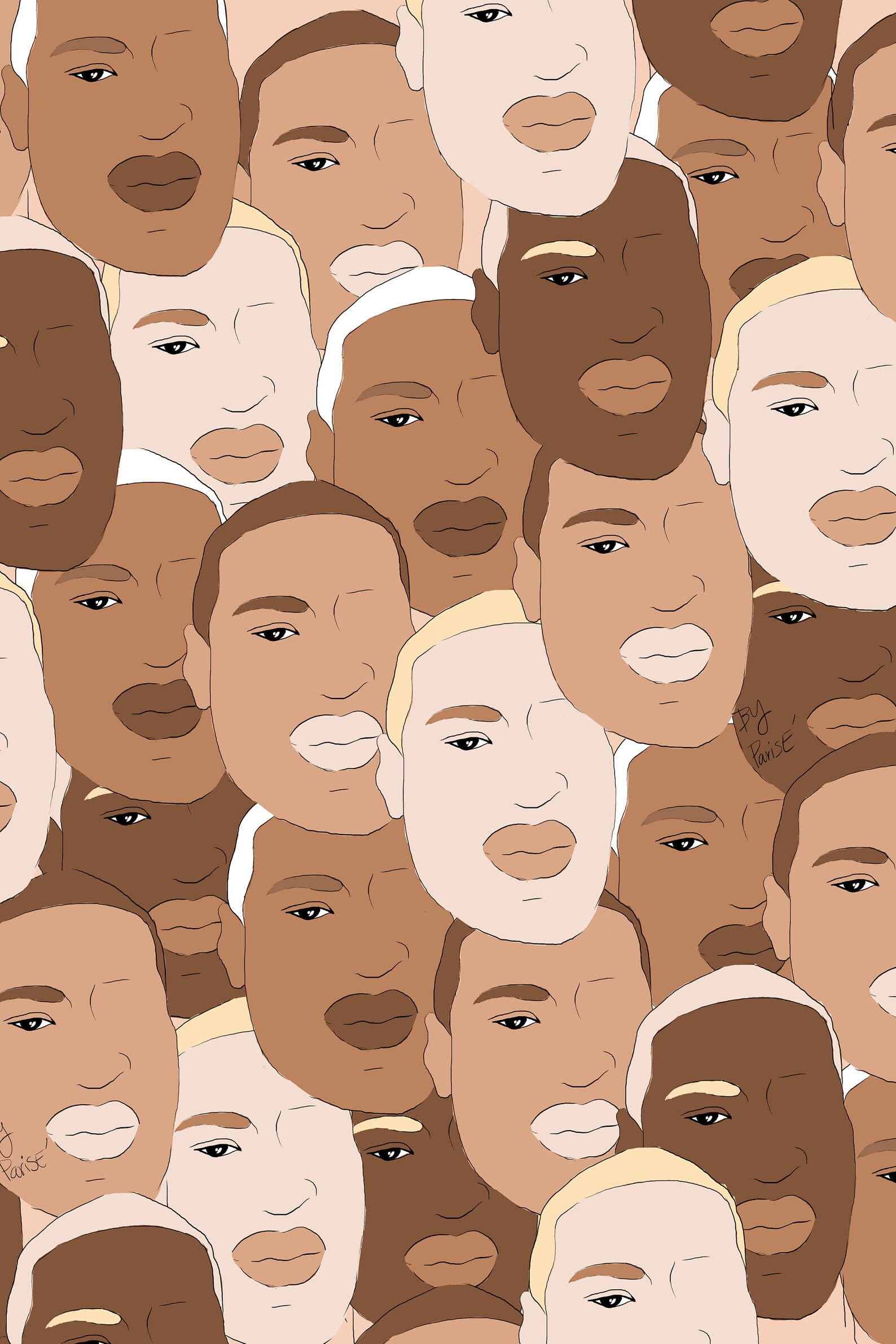 Memory of George Floyd| Black Lives Matter Skin Color| BLM Pattern ...